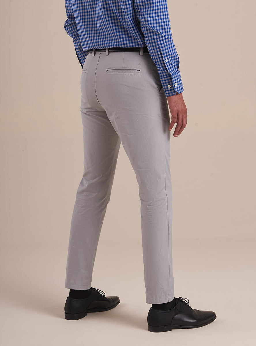 Buy Hurricane Chino | Casual Grey Solid Chinos for Men Online | Andamen