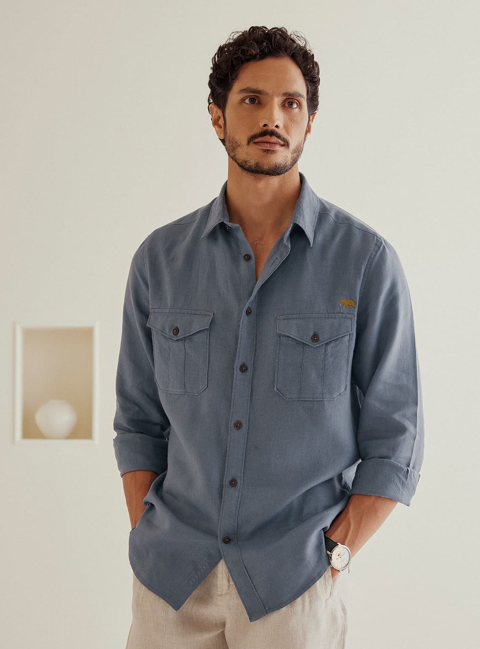 Andamen Gull Linen Shirt