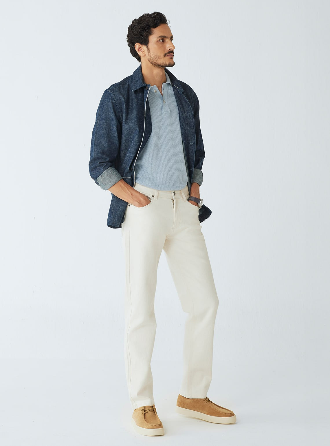 Buy Platinum Jeans | Casual Off-White Solid Jeans for Men Online | Andamen