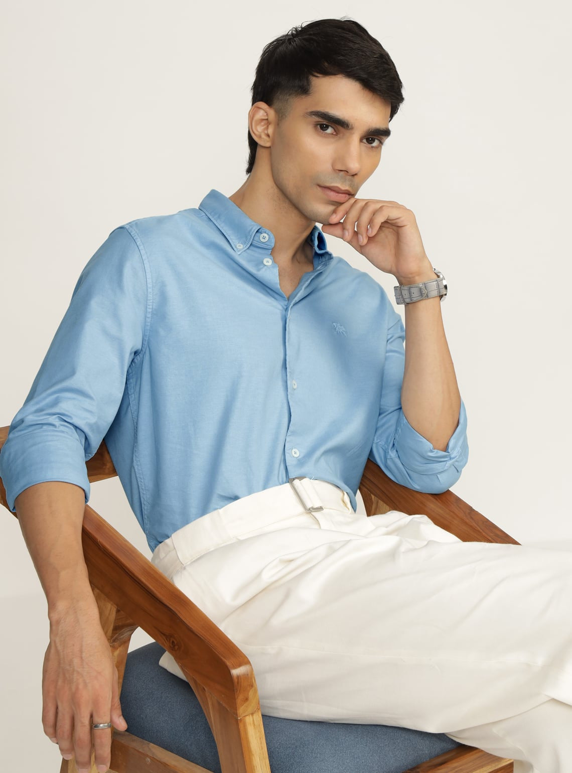 Andamen Casper Blue Shirt