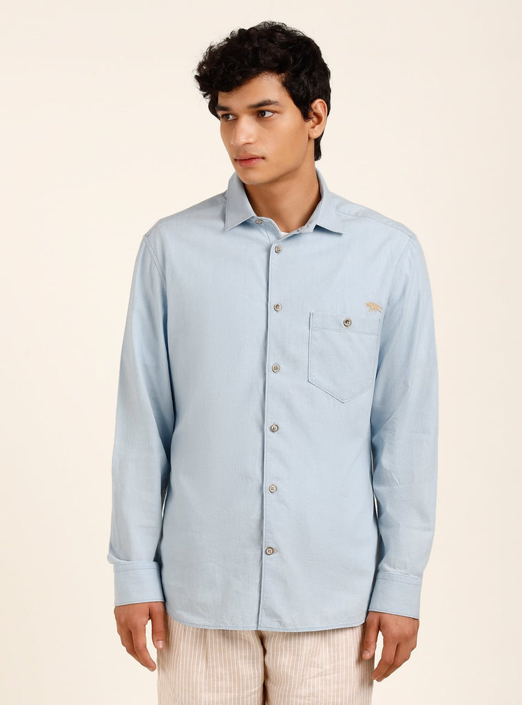 Andamen Periwinkle Indigo Shirt