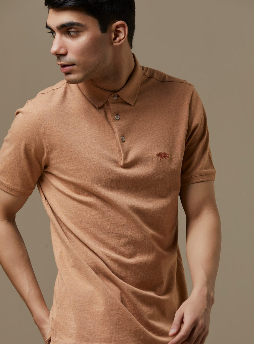 Andamen Sepia Melange Polo