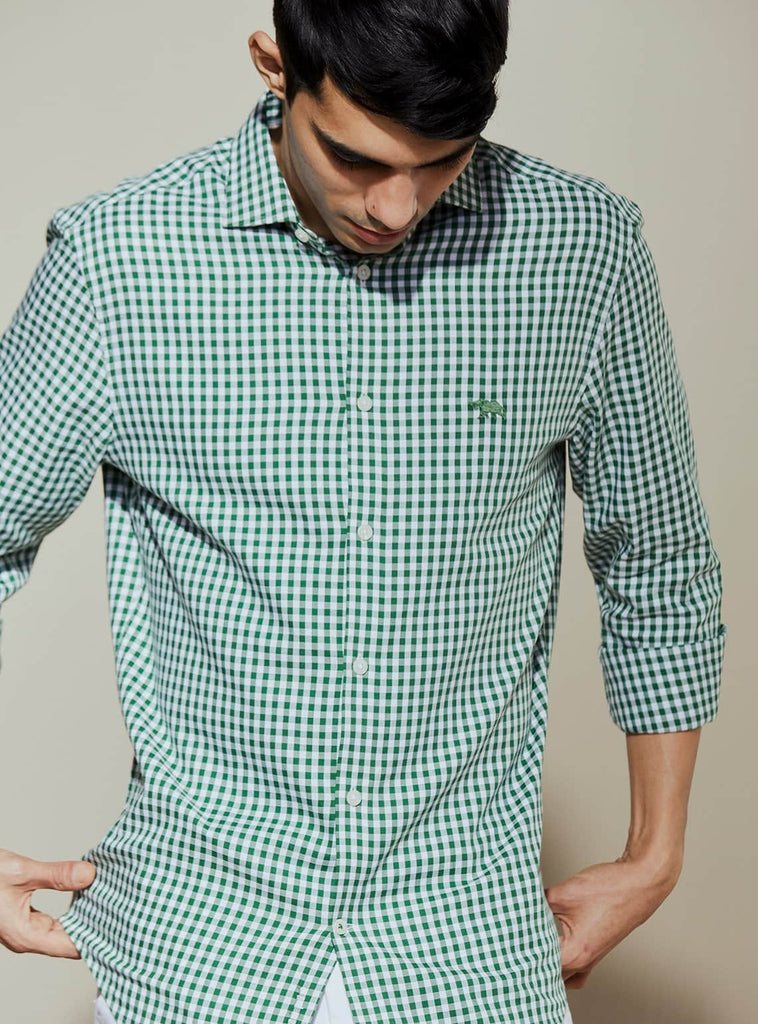 Andamen Jungle Twill Check Shirt