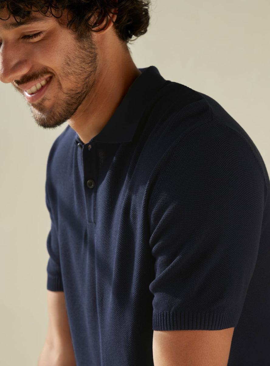 Buy Navy Polo | Casual Navy Blue Solid Polos for Men Online | Andamen